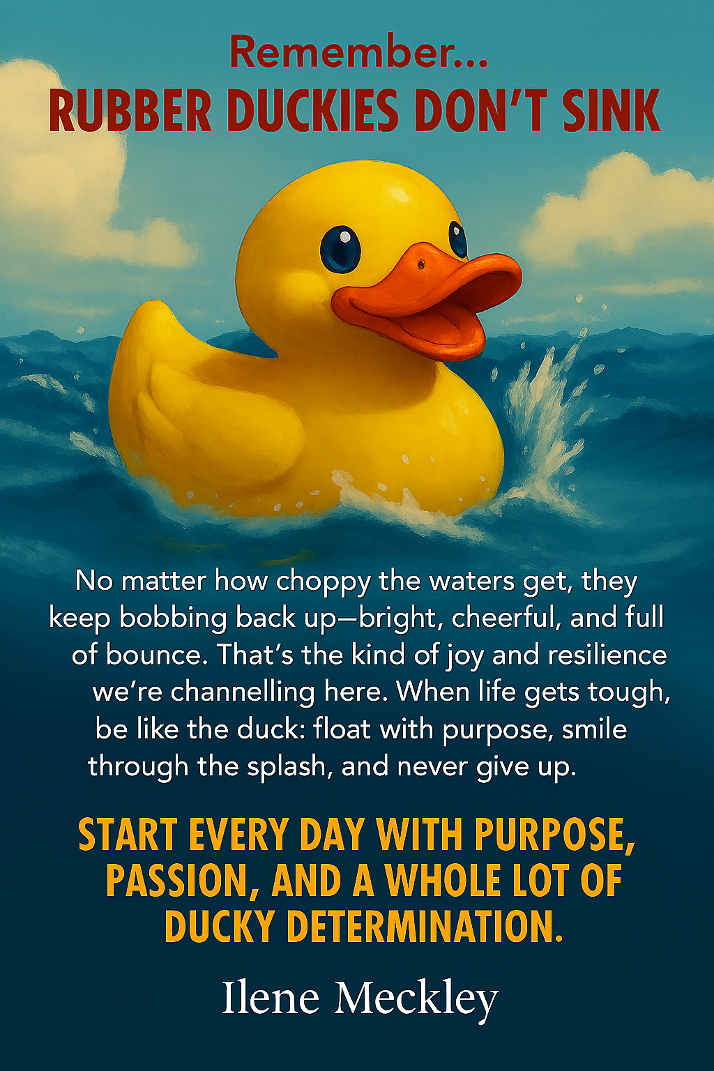 Rubber Duckies Don't Sink | Reach with Ilene Meckley, Inc.